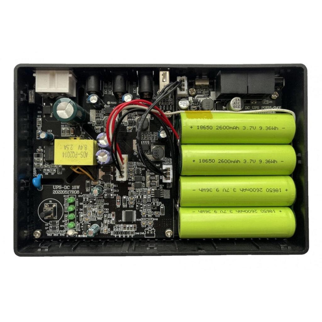 Джерело безперебійного живлення для роутеру XOKO DC1018P DC UPS 10400 mAh чорний (безперебійник ...